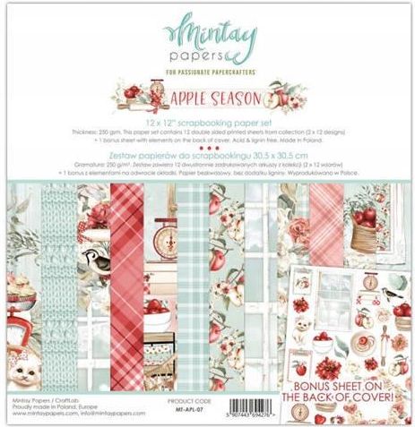 Zestaw papierów 30x30 Mintay Apple Season - Ceny i opinie - Ceneo.pl