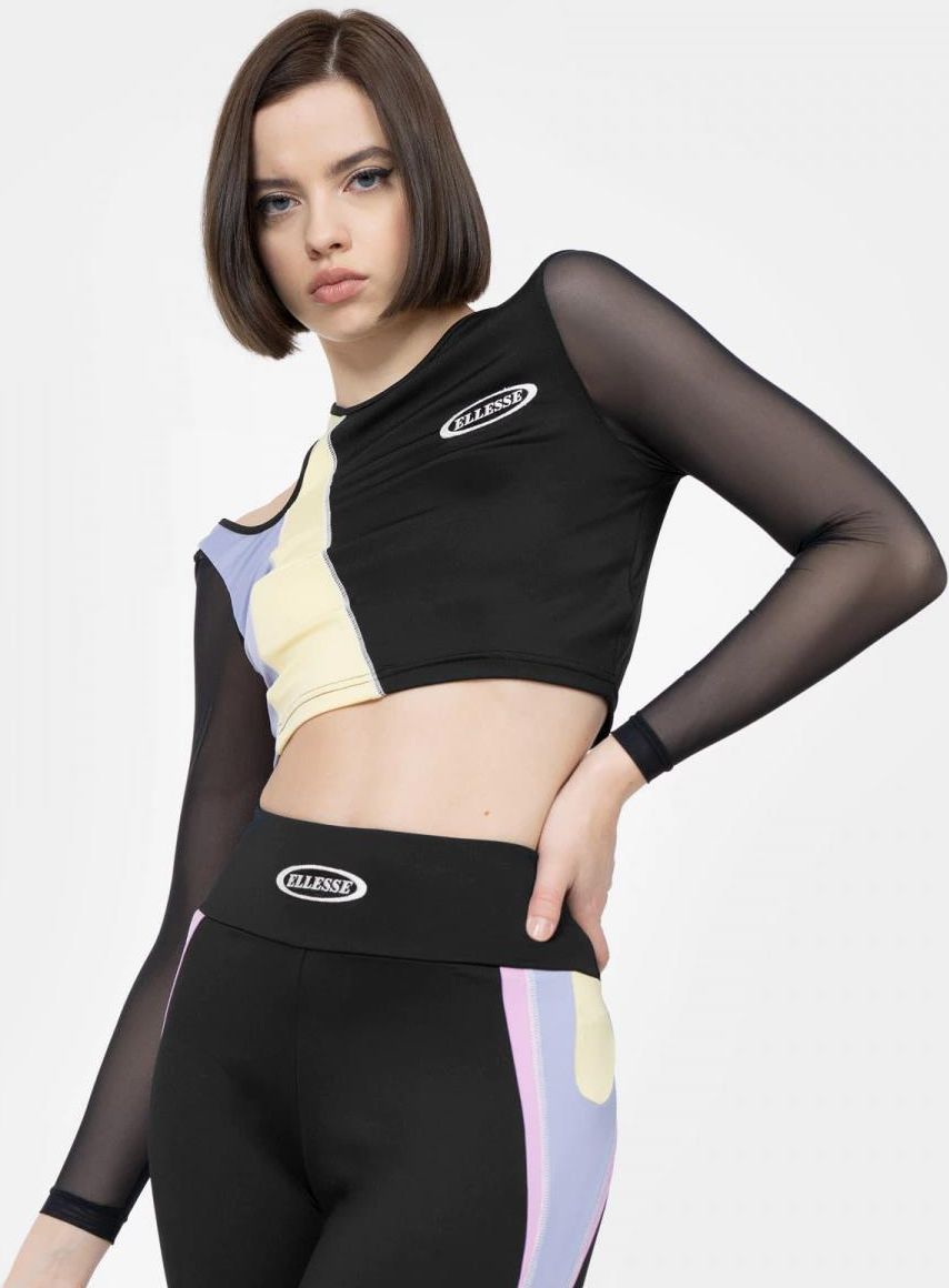 Damski longsleeve crop top ELLESSE LEONTINA LS - czarny - Ceny i opinie ...