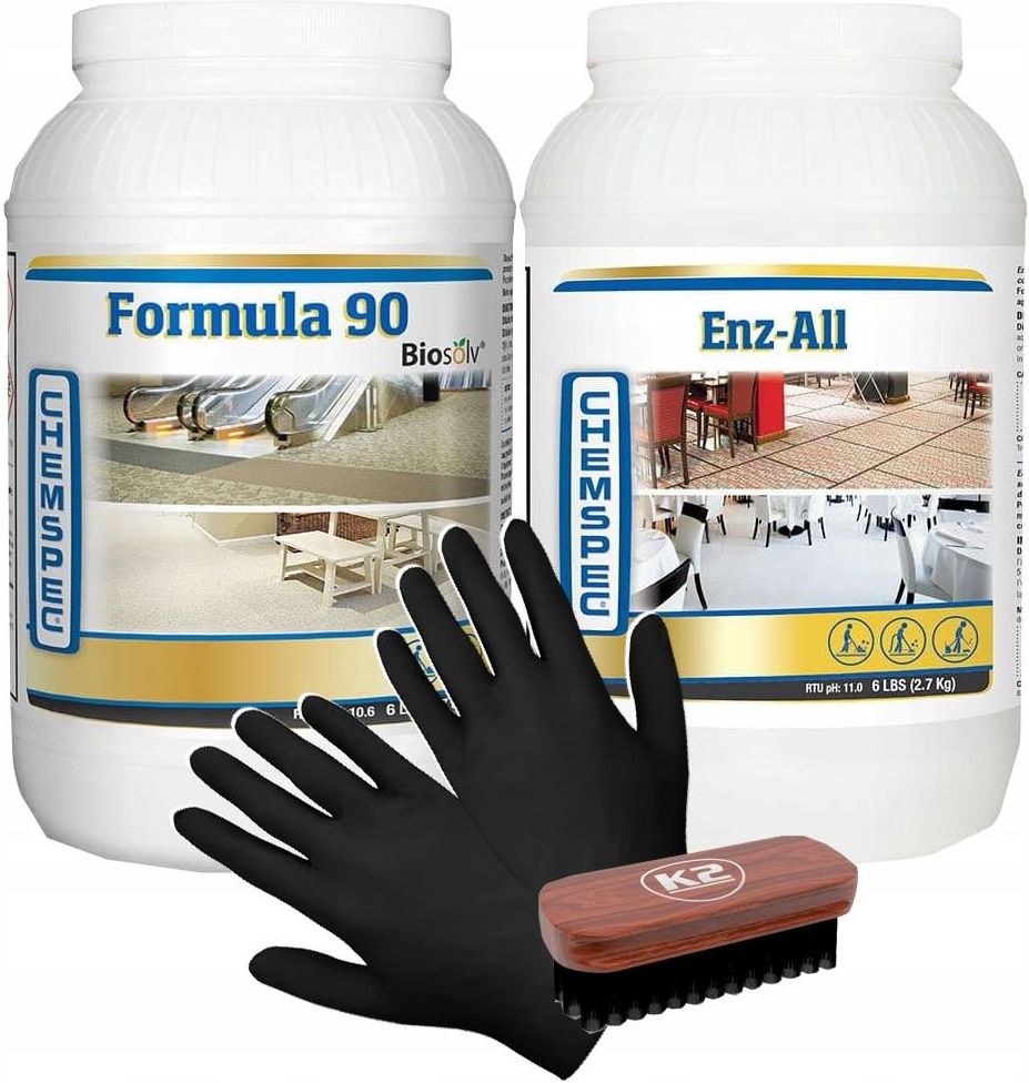 Chemspec Zestaw Enz-All Formula 90 2,7Kg Szczotka - Opinie i ceny na Ceneo.pl