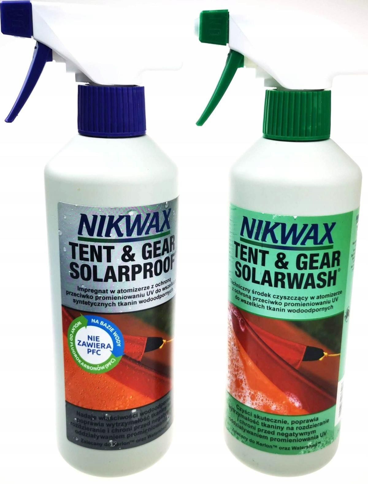Nikwax Tent&Gear Solar Wash + Proof - Opinie i ceny na Ceneo.pl