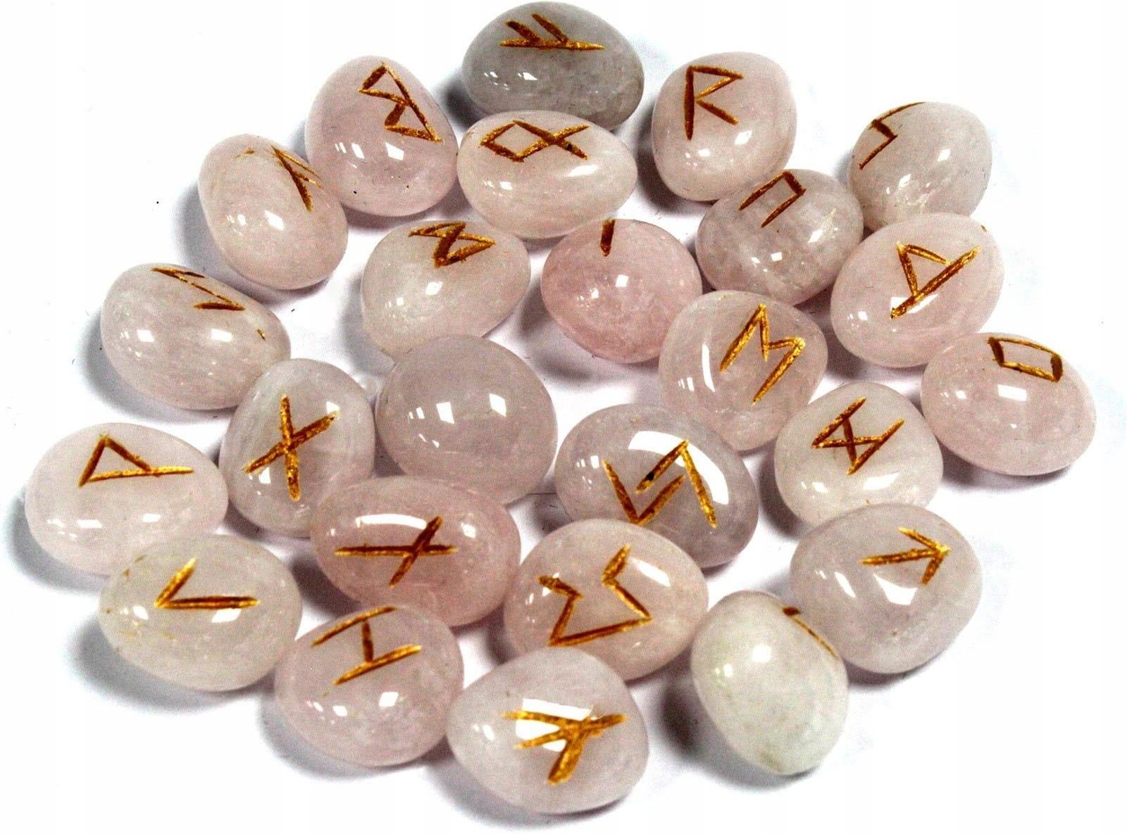 Alfabet Runiczny Runy Różowy Kwarc - Ceny i opinie - Ceneo.pl