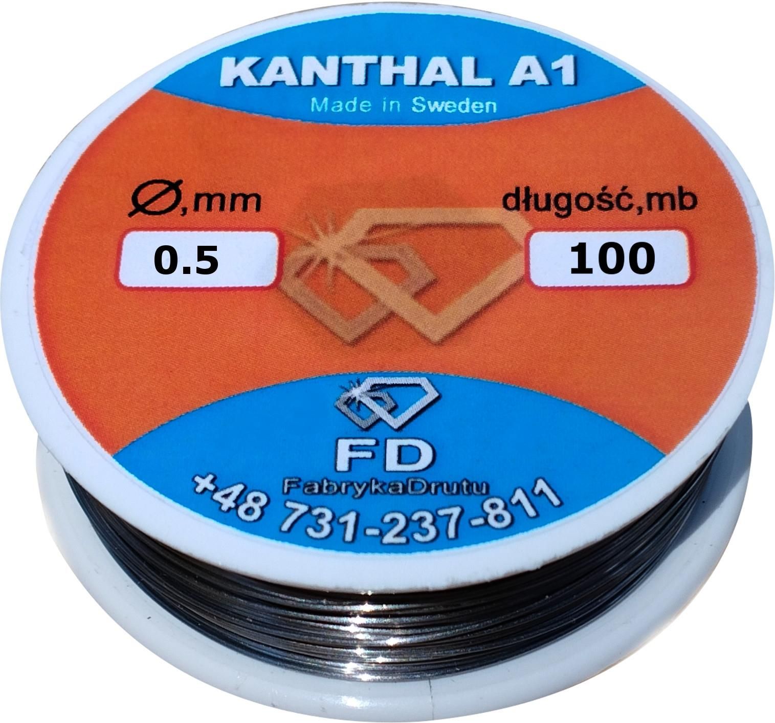 Drut oporowy kanthal A1 0,5mm 100 metrów - Ceny i opinie - Ceneo.pl