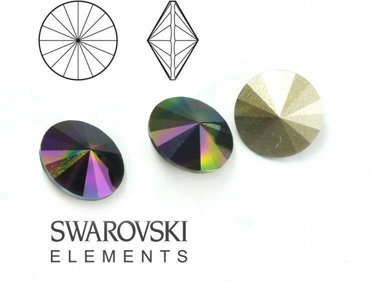 Rivoli Swarovski 12 mm Crystal Rainbow Dark F - Ceny i opinie - Ceneo.pl