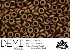 Toho Demi Round 8o-618 Op-Pastel-Fr Mudbrick-5g - Ceny i opinie - Ceneo.pl