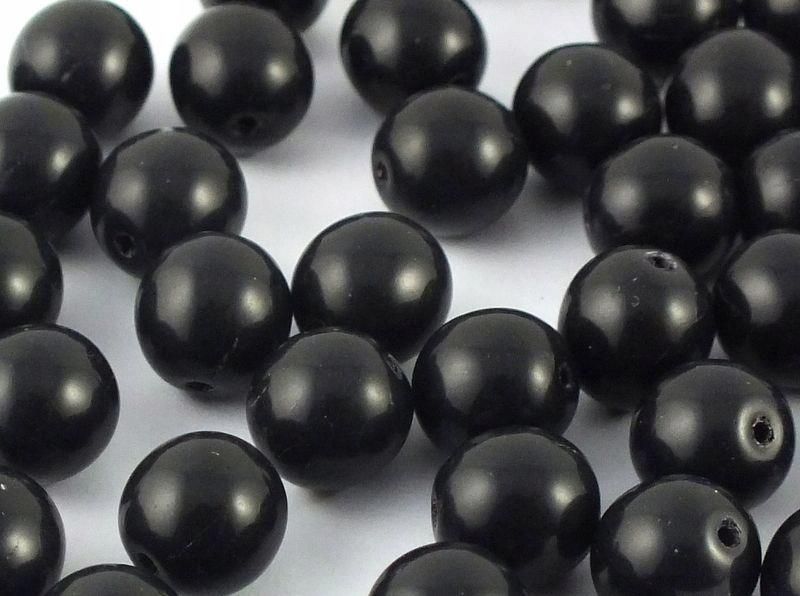 Round Beads Jet 8 mm 20 sztuk - Ceny i opinie - Ceneo.pl
