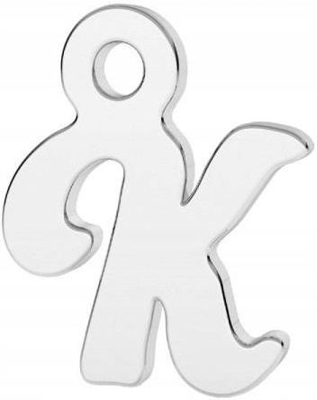 Litera K mała zawieszka literka srebro 925 srebrna - Ceny i opinie - Ceneo.pl