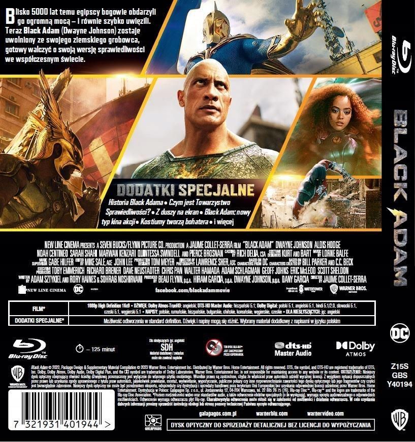 Film Blu-ray Black Adam [Blu-Ray] - Ceny i opinie - Ceneo.pl