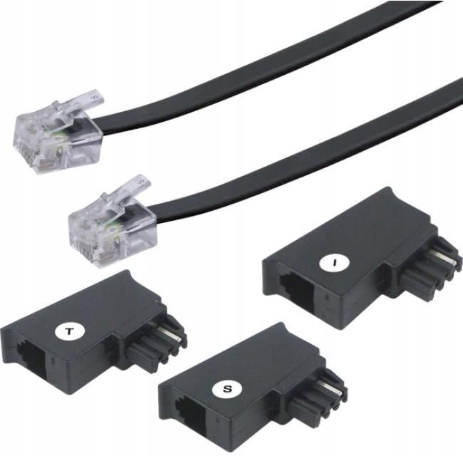 INNA PRZEWÓD KABEL RJ11 10M PRZEJŚCIÓWKI TAE 3 SZT (RJ11) - Opinie i ...