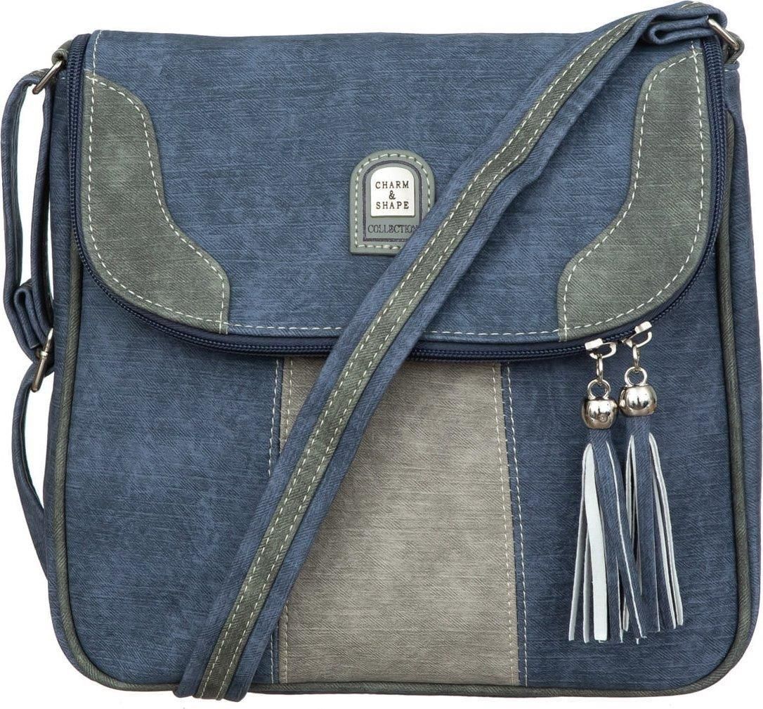 CHARM & SHAPE Listonoszka Damska Charm&Shape na ramię Jeans - Ceny i ...