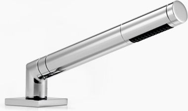 Zestaw prysznicowy DornBracht Deque do montażu na rant wanny czarny mat ...