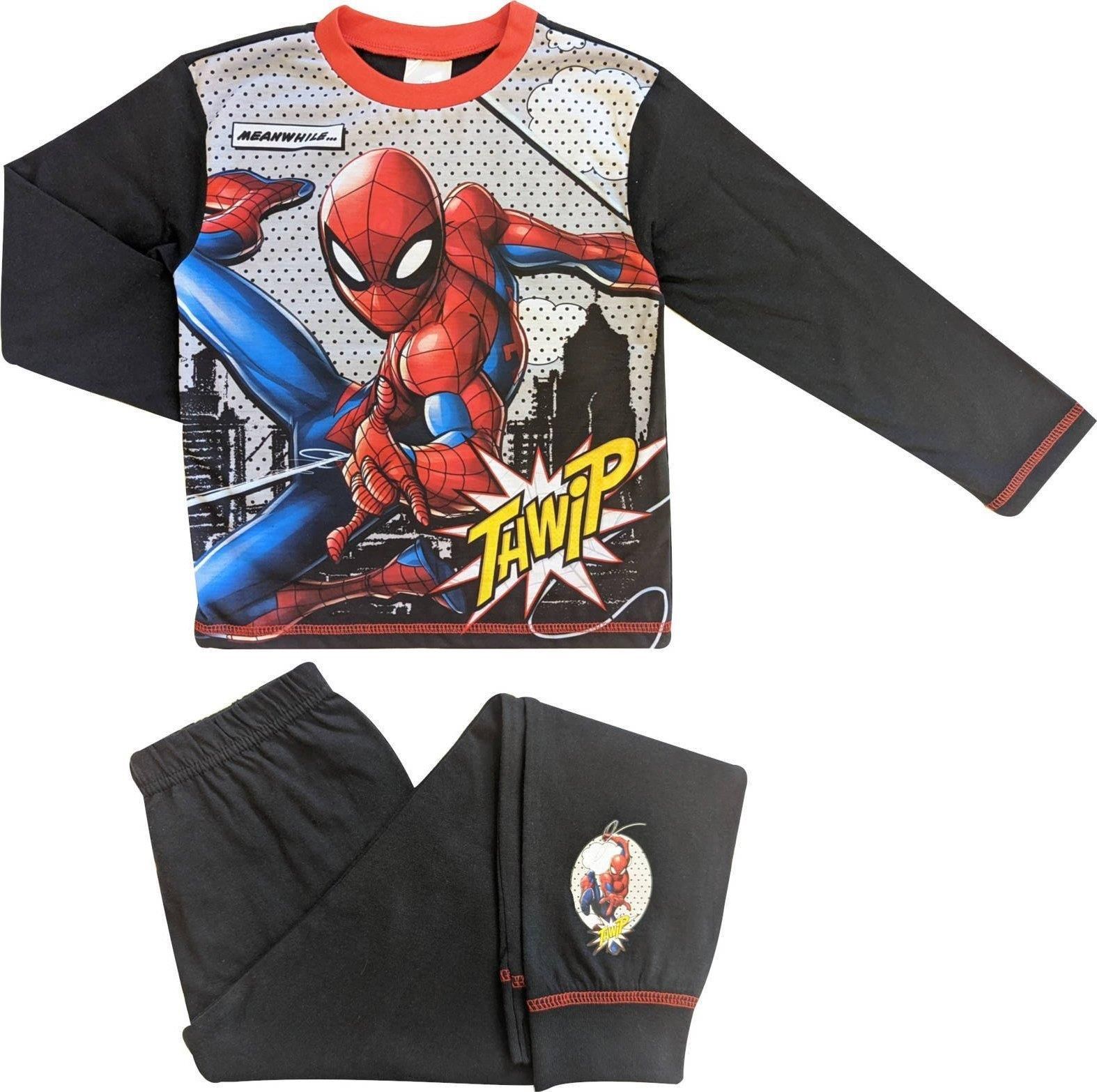 TDP Textiles Piżama Spiderman Pająk Piżamka 9-10 lat 140 cm - Ceny i ...