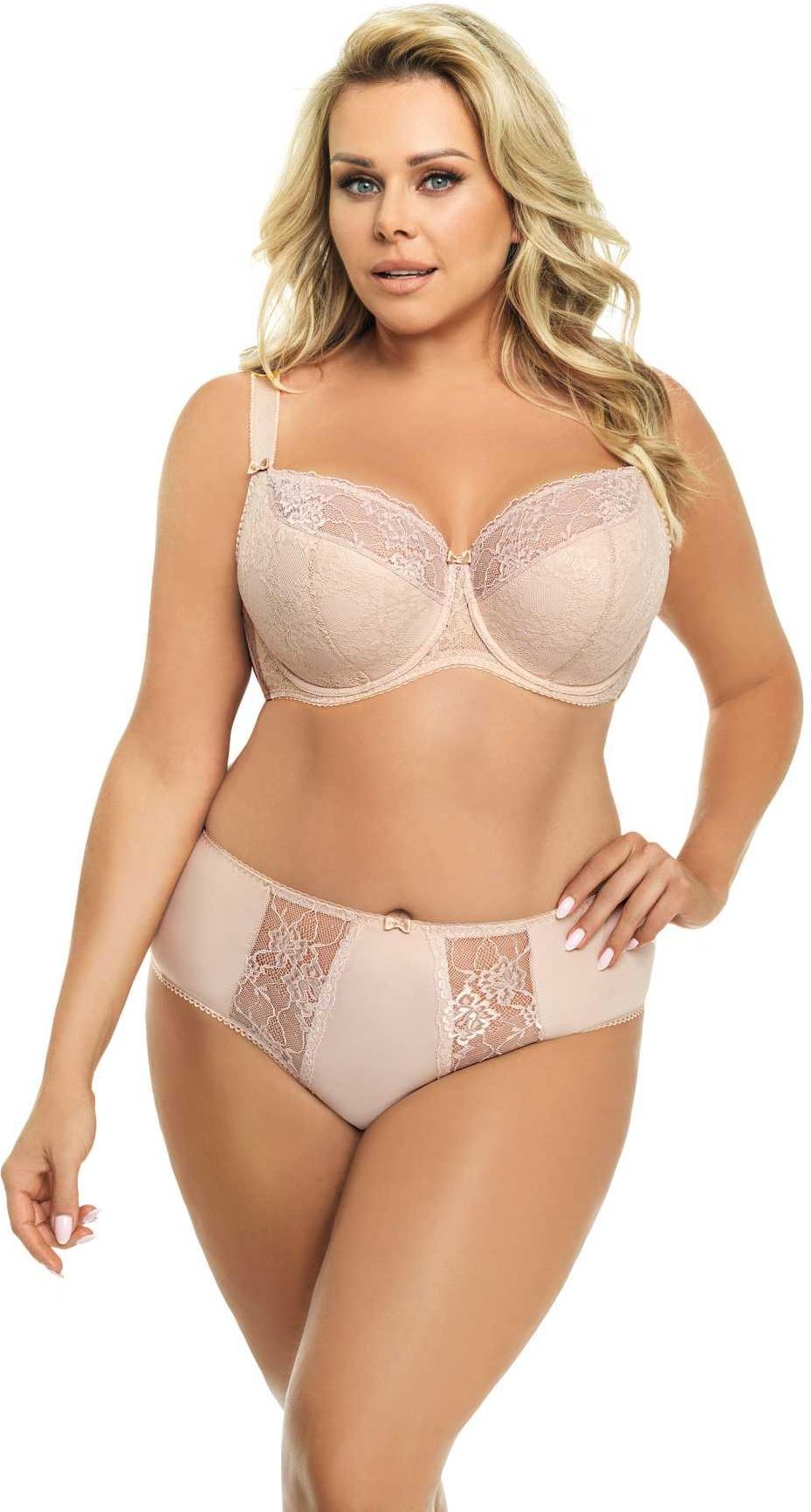 Biustonosz półusztywniany Blanca, beżowy, Gorsenia GORSENIA - Ceny i opinie - Ceneo.pl