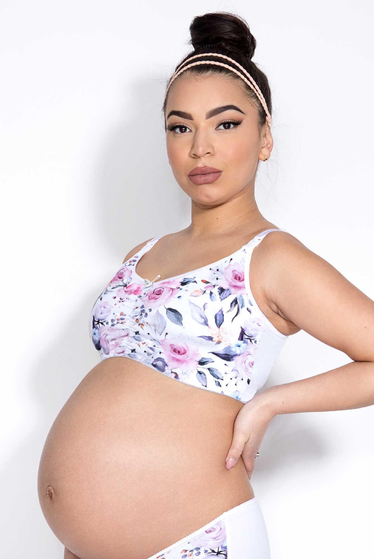 Biustonosz, top do karmienia EASY BRA flowers, Mitex MITEX - Ceny i opinie - Ceneo.pl