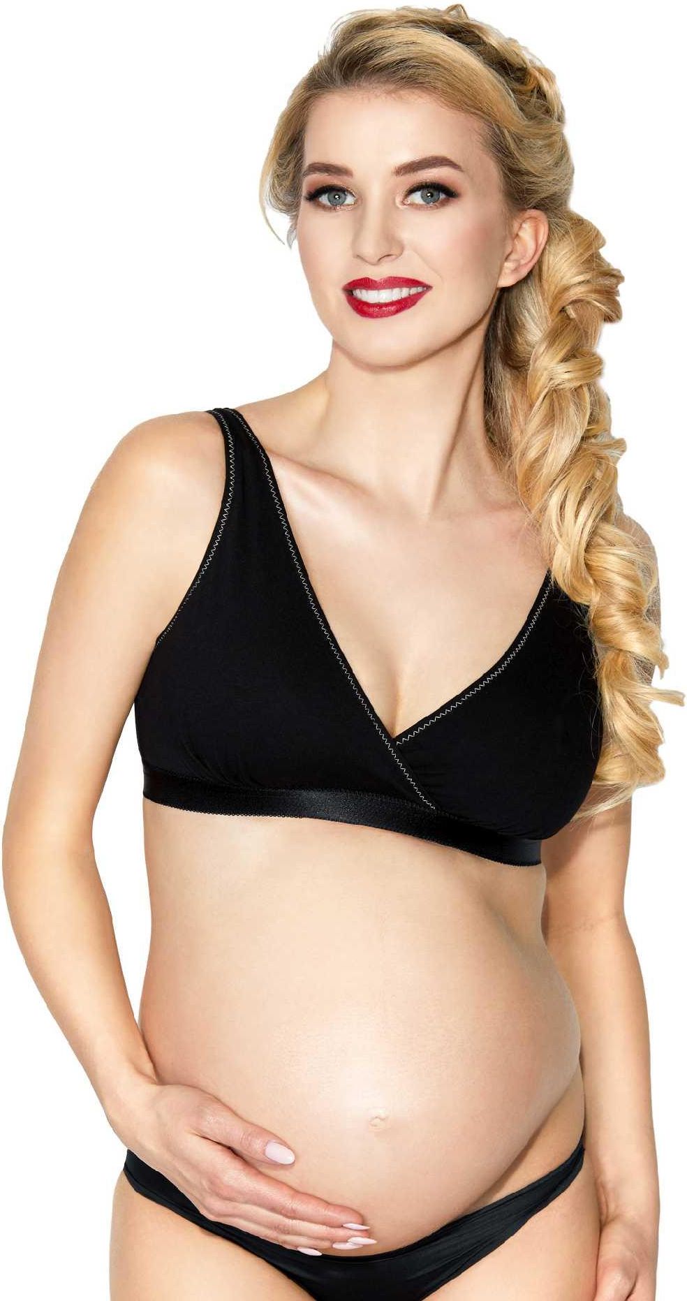 Biustonosz bawełniany do karmienia LILLY czarny, Mitex MITEX - Ceny i opinie - Ceneo.pl