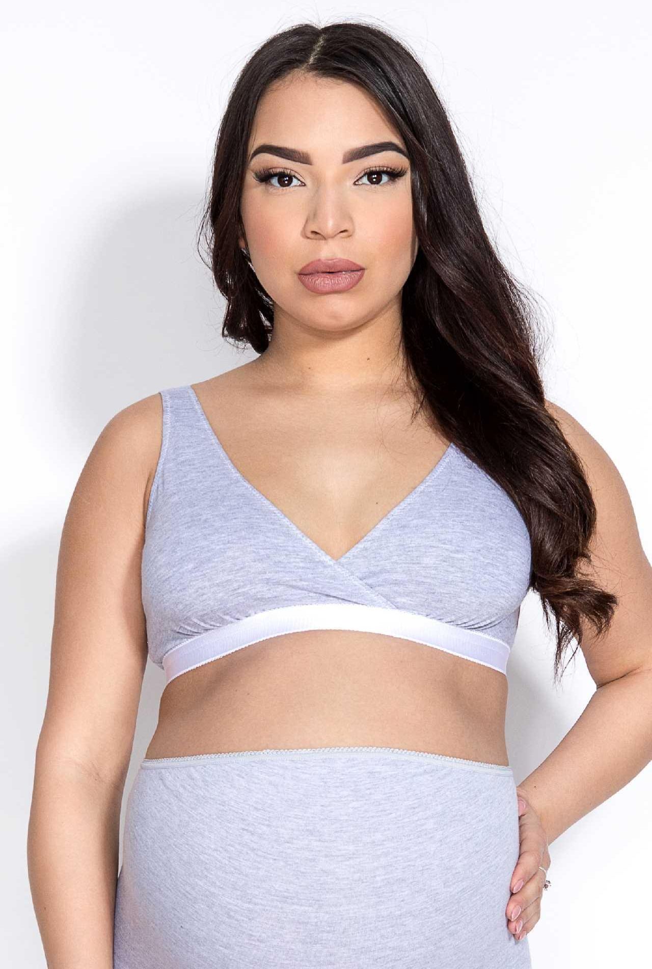 Biustonosz bawełniany do karmienia LILLY szary, Mitex MITEX - Ceny i opinie - Ceneo.pl