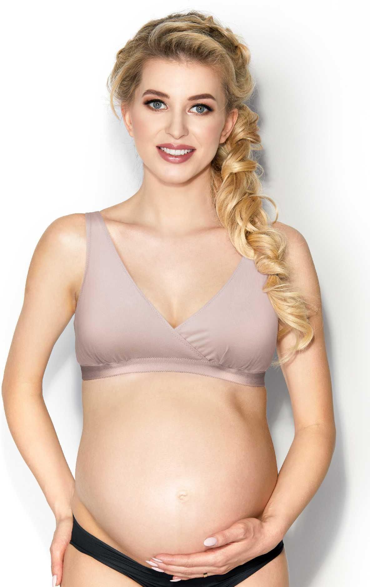 Biustonosz bawełniany do karmienia LILLY pudrowy róż, Mitex MITEX - Ceny i opinie - Ceneo.pl