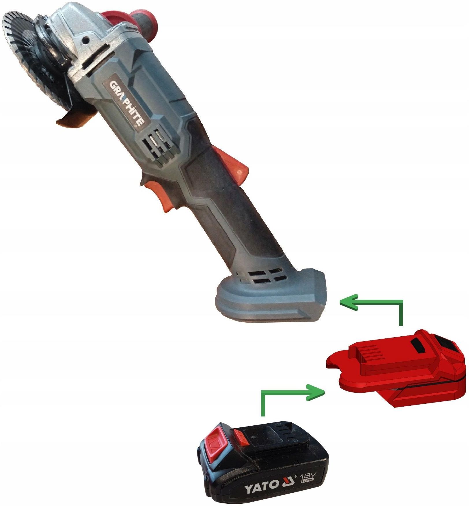 Adapter Baterii Yato 18V Do Graphite Energy+ - Opinie i ceny na Ceneo.pl