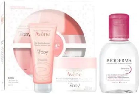 Avene Zestaw Body Otulający Balsam 250ml + Żel Pod Prysznic 200ml ...