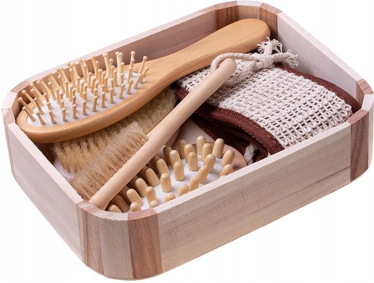 Zestaw dla kobiety Kosz Upominkowy Zestaw Spa Myjki Masaż Prezent ...