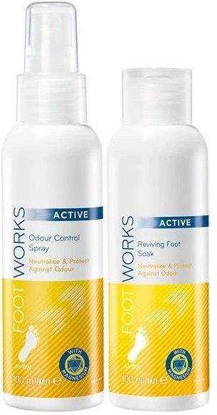 Avon Footworks Active Zestaw Do Stóp Z Magnezem - opinie i ceny na Ceneo.pl