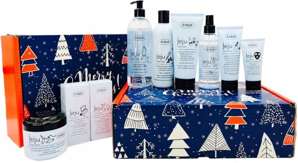 Ziaja Zestaw Prezentowy Świąteczny Jeju Niebieski - opinie i ceny na ...