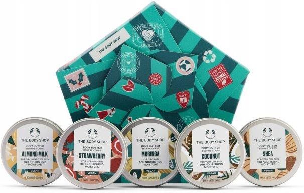 The Body Shop Zestaw Świąteczny 5 Maseł Do Ciała - opinie i ceny na ...