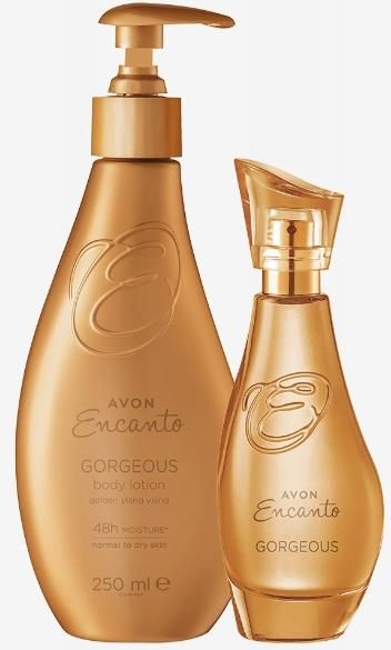 Avon Encanto Gorgeous Zestaw 2 Szt. Woda Balsam - opinie i ceny na Ceneo.pl
