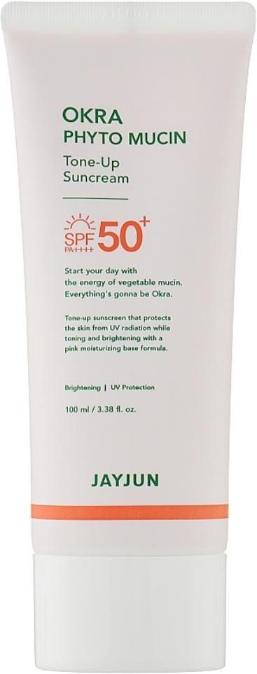 Krem Jayjun Okra Phyto Mucin tonujący ochronny SPF 50+ na dzień 100ml ...