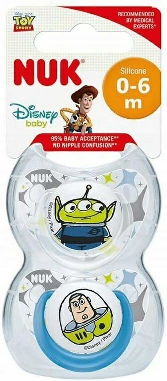 NUK Disney Toy Story silikonowy 0-6M niebieski 2 szt. - Ceny i opinie ...