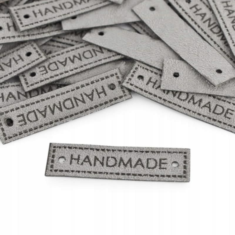 Metka nubuk Handmade szary 16x60mm - Ceny i opinie - Ceneo.pl