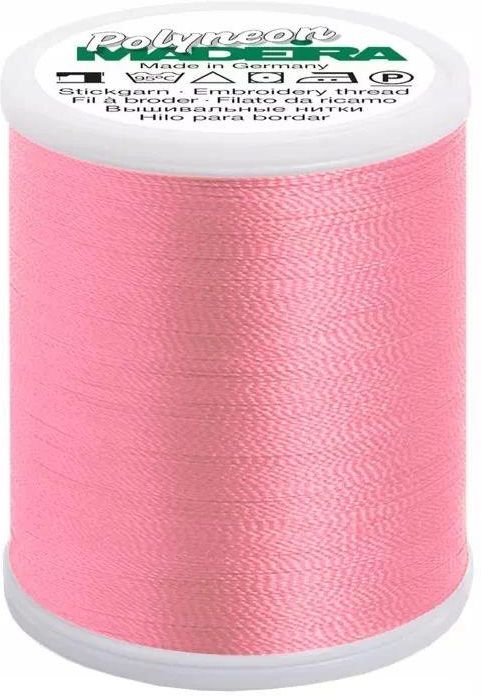 Nić do haftu Madeira Polyneon 40 1000m 1815 pink - Ceny i opinie - Ceneo.pl