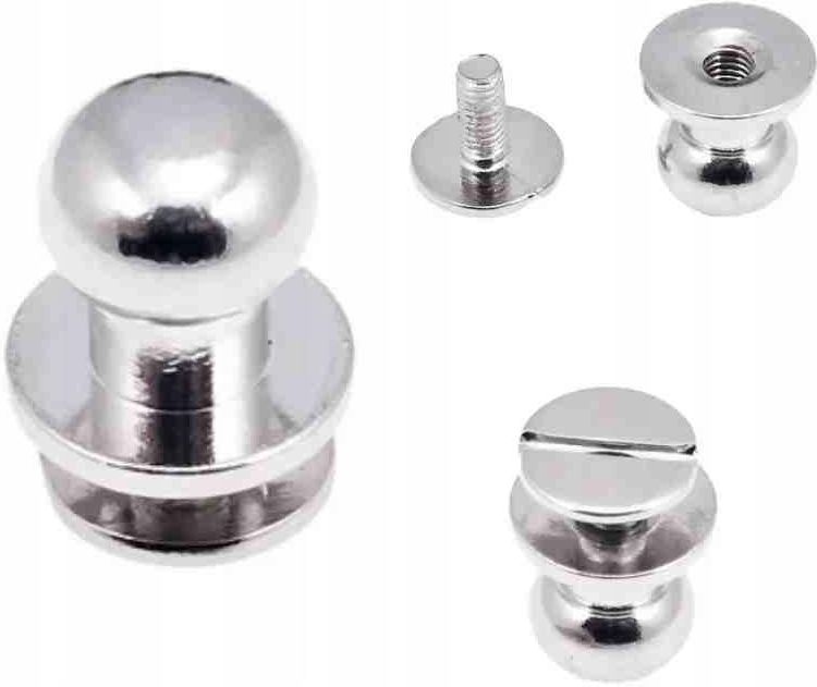 Śrubka Kulka Knopik Nit 8/5/10 mm Srebrny 5szt - Ceny i opinie - Ceneo.pl