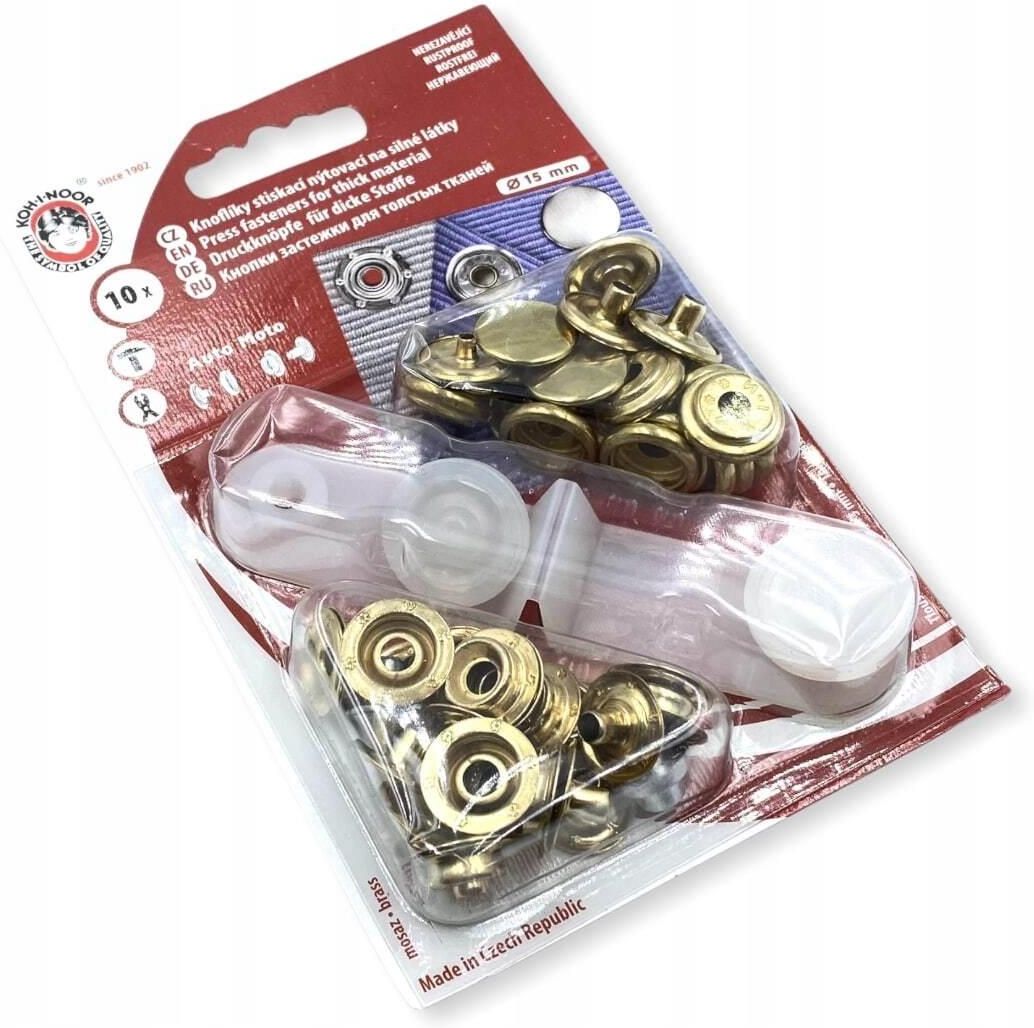 Napy metalowe Auto Moto złote 15mm zestaw - Ceny i opinie - Ceneo.pl