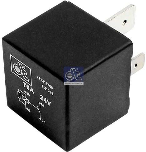Dt Spare Parts Przekaźnik 24V 70A Opornik 4Pin Scania 4 R (121093 ...