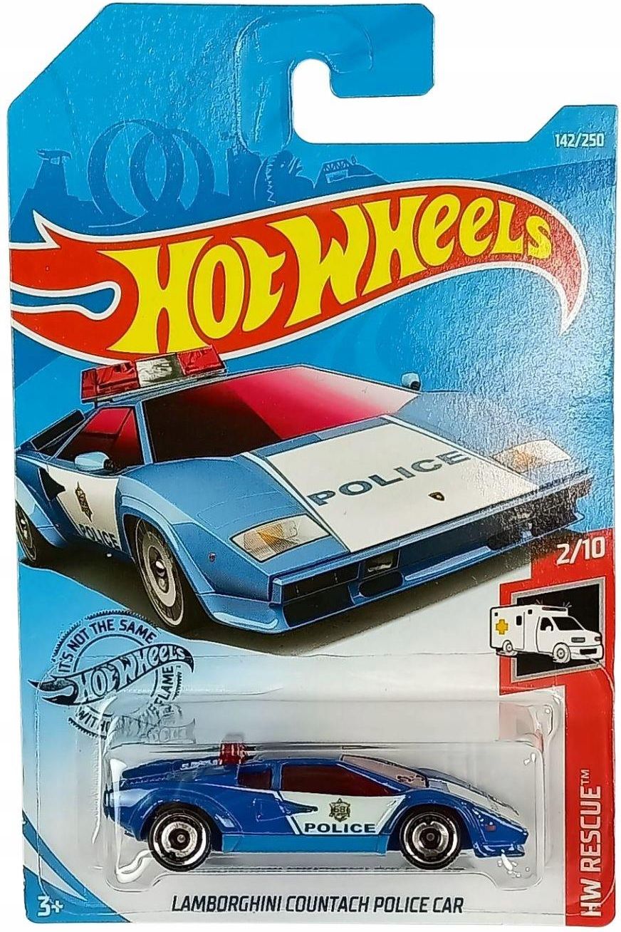 Hot Wheels Lamborghini Countach Police Car FYG84 - Ceny i opinie - Ceneo.pl