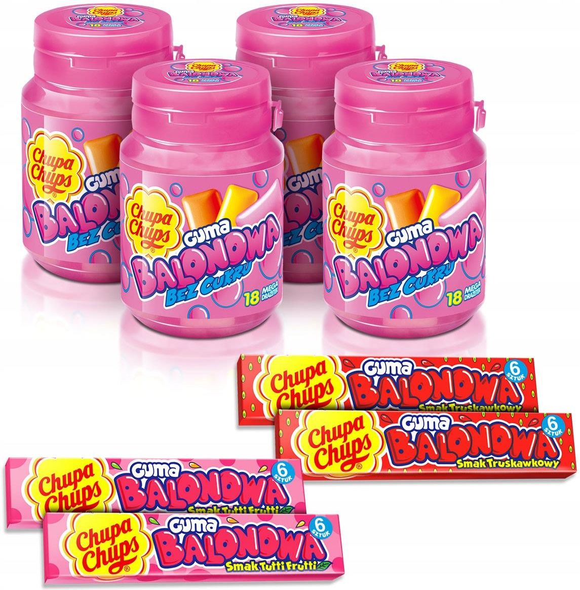 Chupa Chups Zestaw Mix Gumy Do Żucia 399G - Ceny i opinie - Ceneo.pl