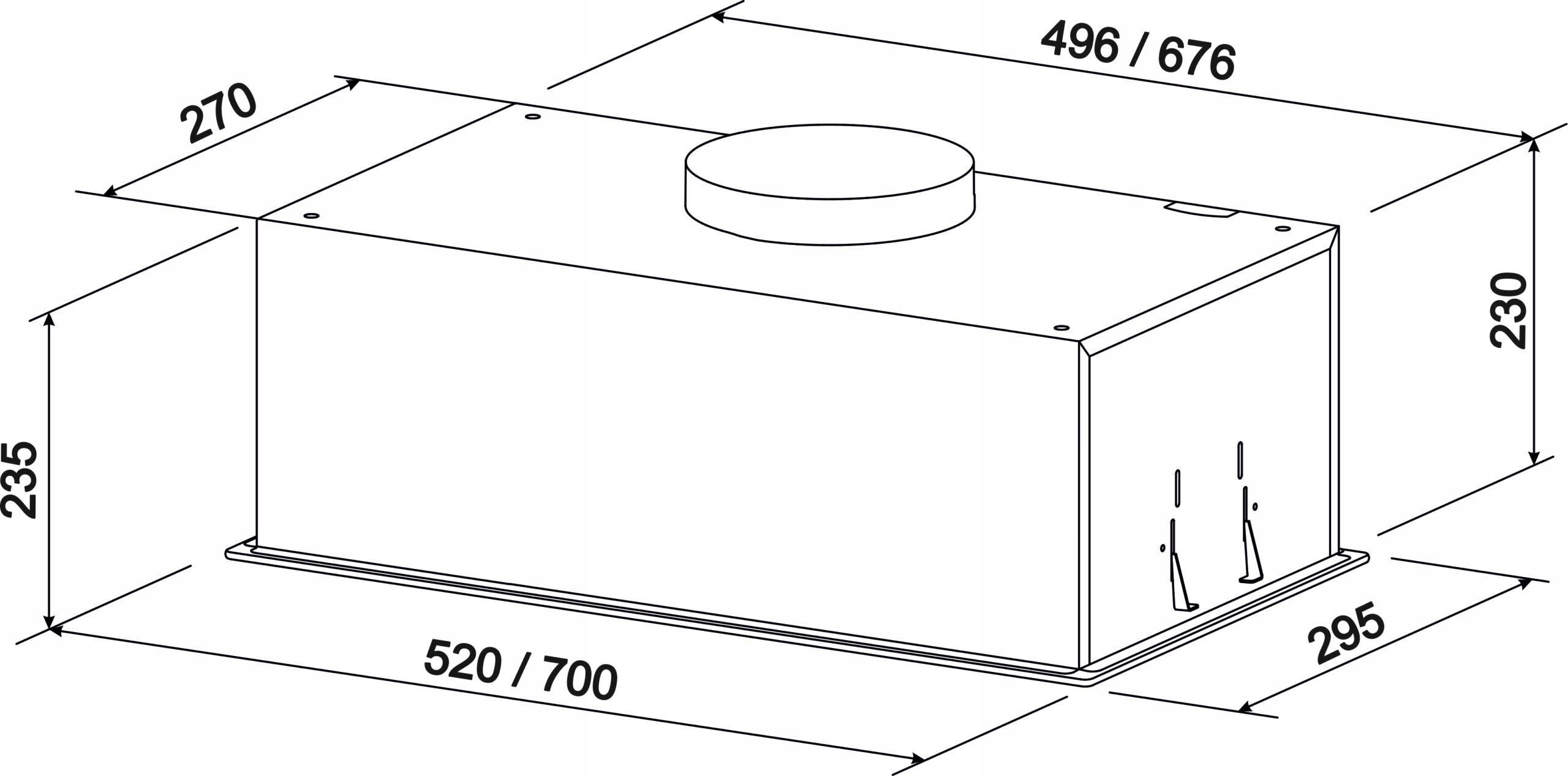 Okap Seenergy Spot Easy 52 Wh CI0002250218 - Opinie i ceny na Ceneo.pl