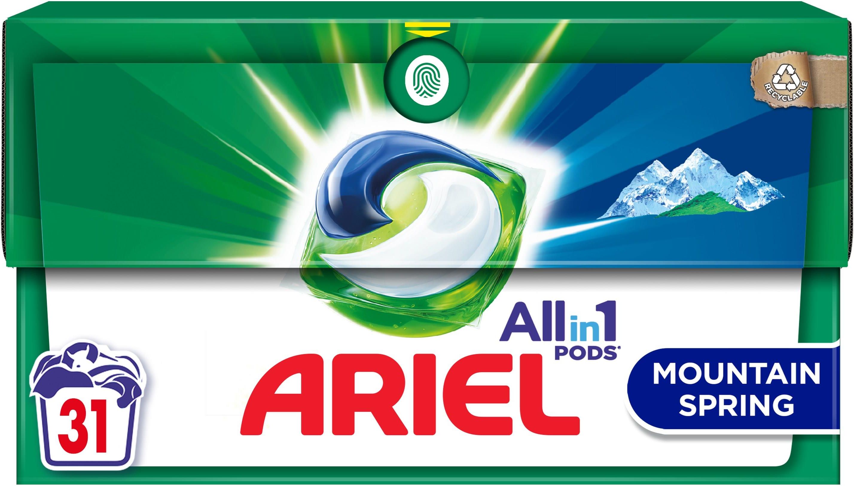 Ariel Kapsułki Do Prania All In 1 Pods Mountain Spring 31Szt. - Opinie ...