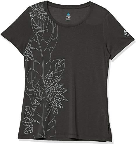 Odlo Damska koszulka z krótkim rękawem Concord Element Black-Flower ...
