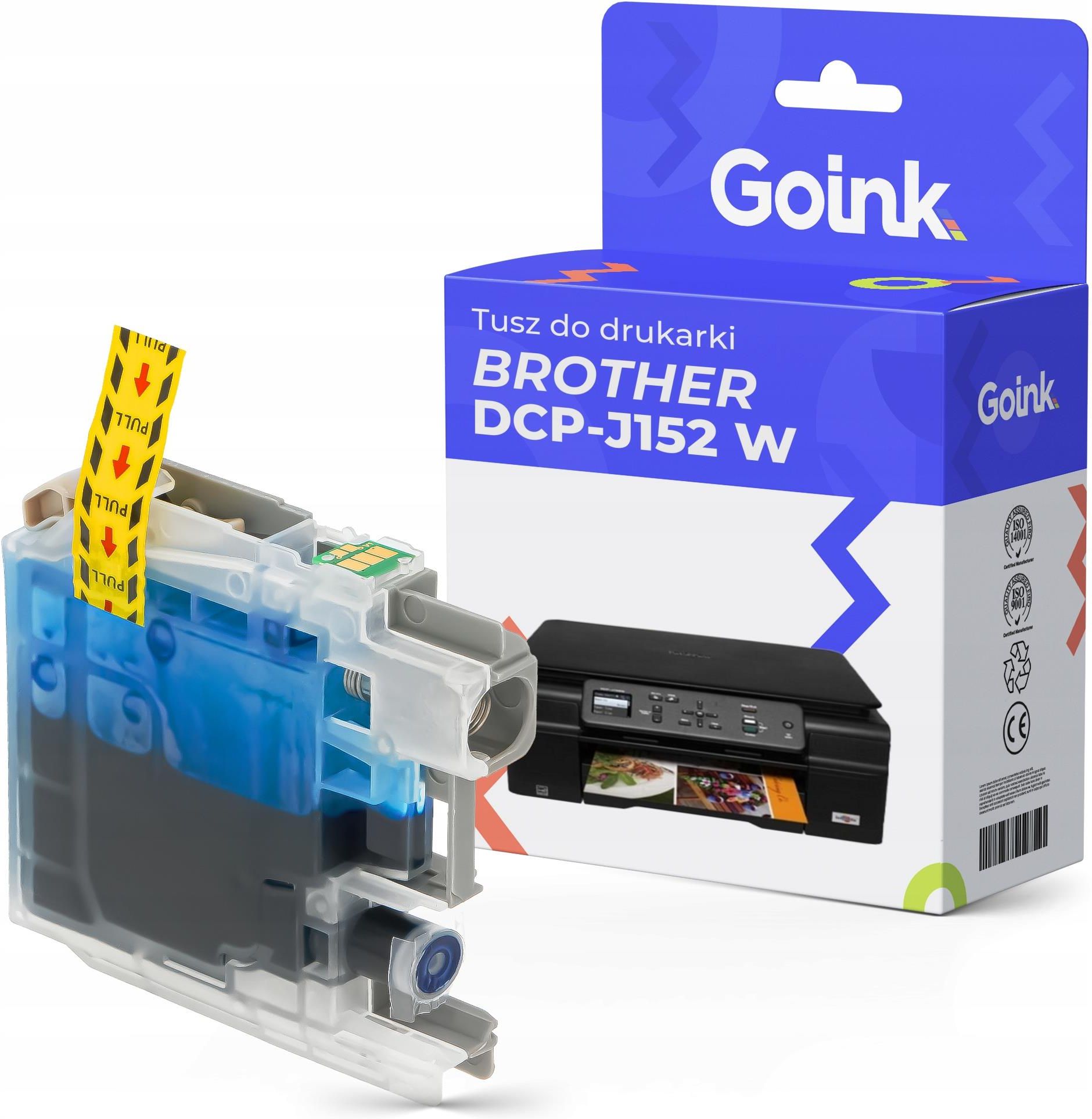 Tusz Tusz do Brother DCP-J152 W Cyan LC123C do drukarki - Opinie i ceny na Ceneo.pl