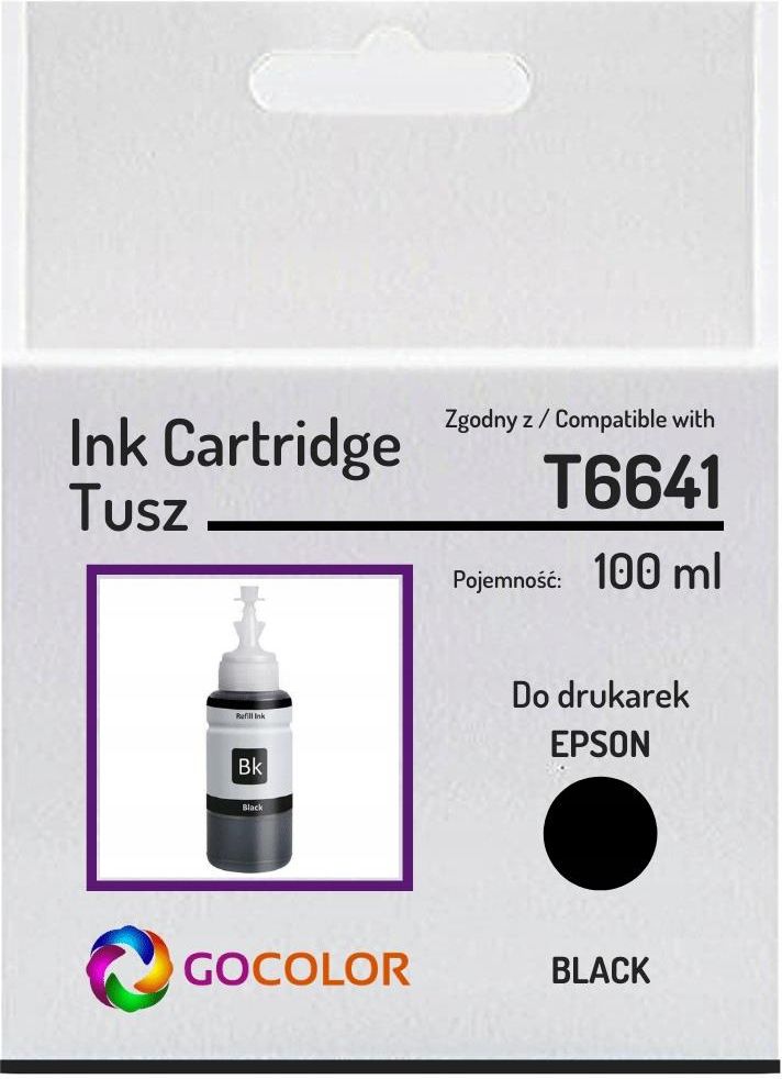 Tusz Tusz T6641 do Epson L3050 L3060 L3070 L310 L350 do drukarki ...