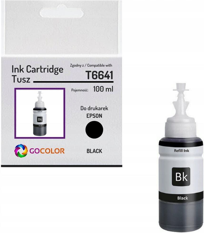 Tusz Tusz T6641 do Epson L3050 L3060 L3070 L310 L350 do drukarki ...