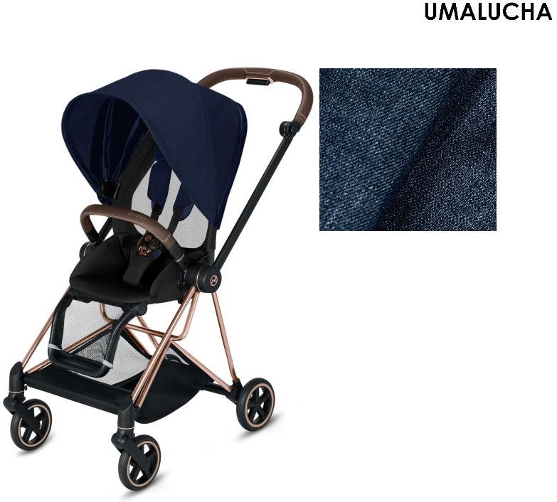 Wózek Cybex Mios 2.0 Lux Ekskluzywny Spacerowy Tapicerka Plus Blue Rose ...