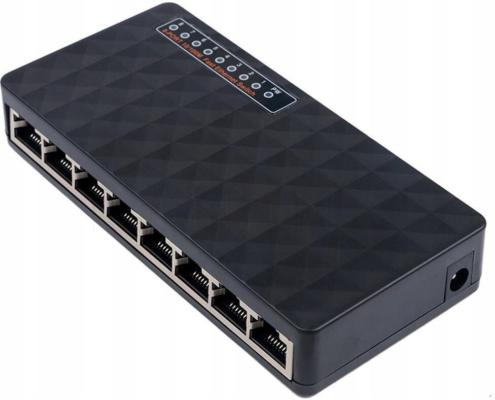 Hub USB Hammer 8 Ports Network Swich 10/100Mbps Lan RJ45 Switcher ...