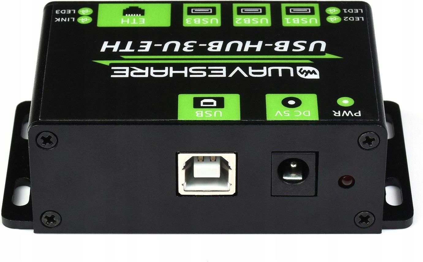 Hub USB Waveshare USB-HUB-3U-ETH-NP - 3-portowy Hub Usb 2.0 - Opinie i ...