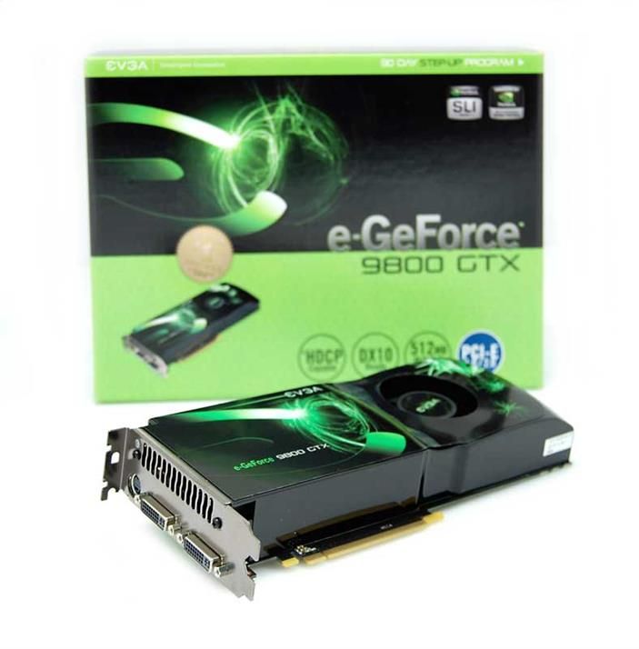 EVGA GeForce 9800GTX 512MB DDR3 256bit PCI-E (512-P3-E871-AR) - Karta ...