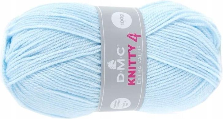 Włóczka DMC Knitty 4 KOL.854 Jasny Błękitny - Ceny i opinie - Ceneo.pl
