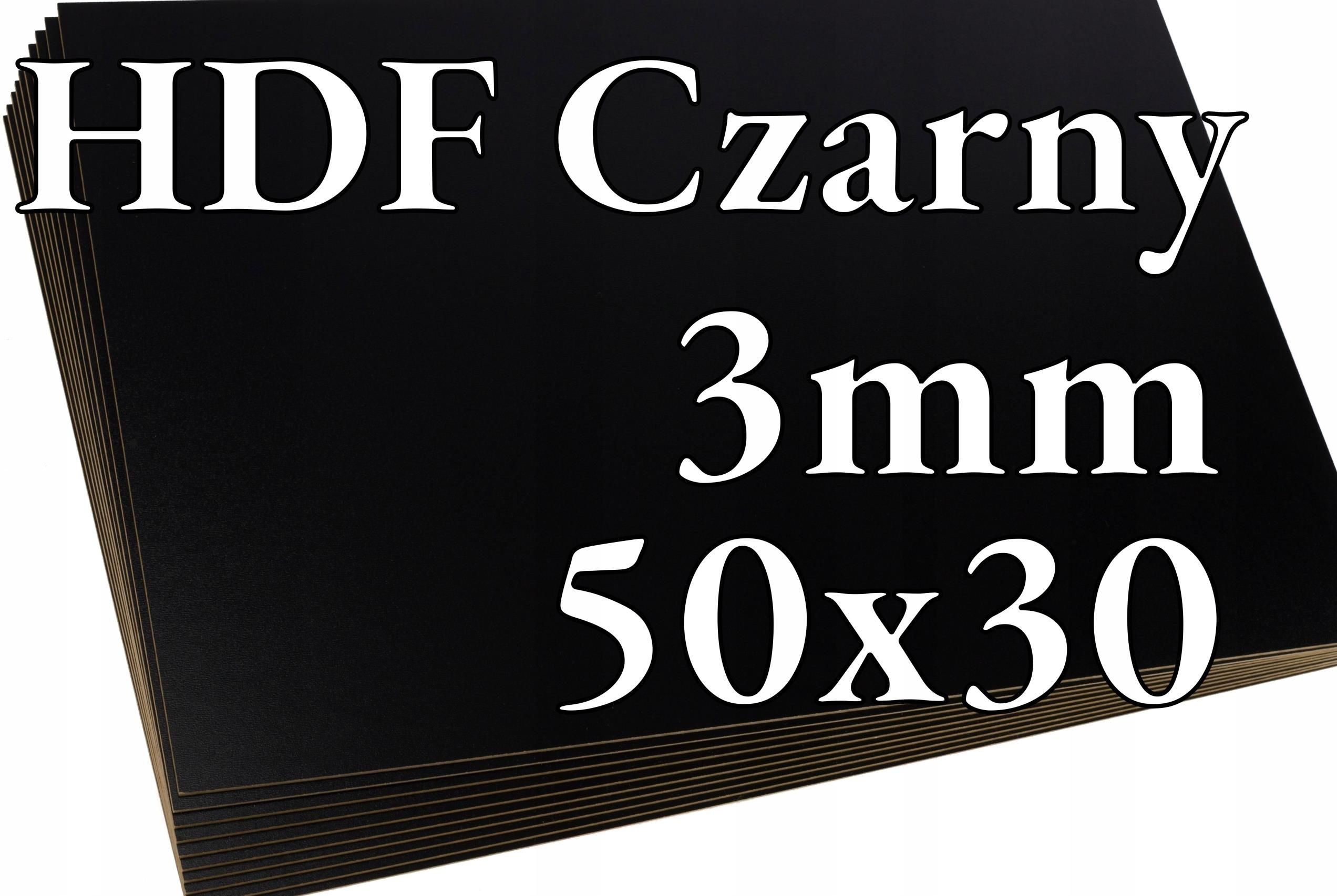 10x Hdf Czarny 3mm 50x30cm do cięcia laser - Ceny i opinie - Ceneo.pl