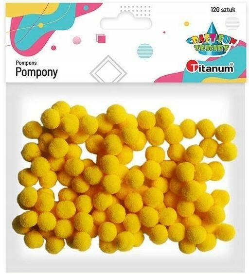 Pompony poliestrowe 10mm żółte - Ceny i opinie - Ceneo.pl