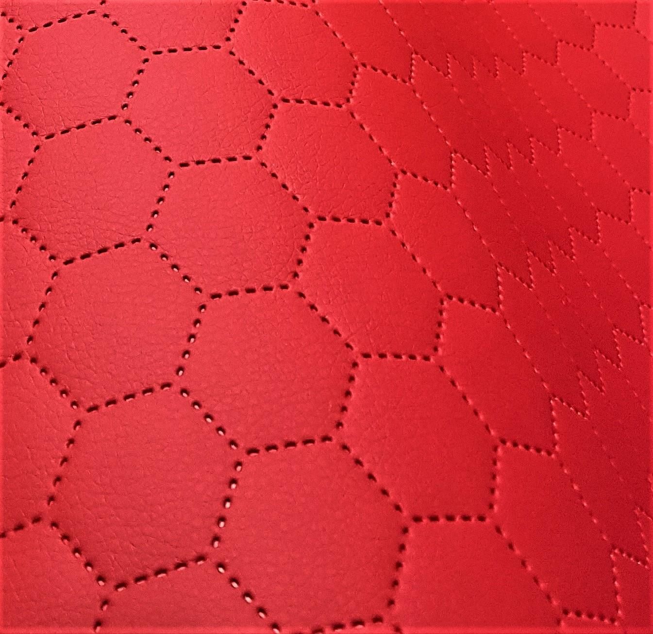 Heksagony Eko Sztuczna Skóra Pikowana Materiał Pik - Ceny i opinie ...